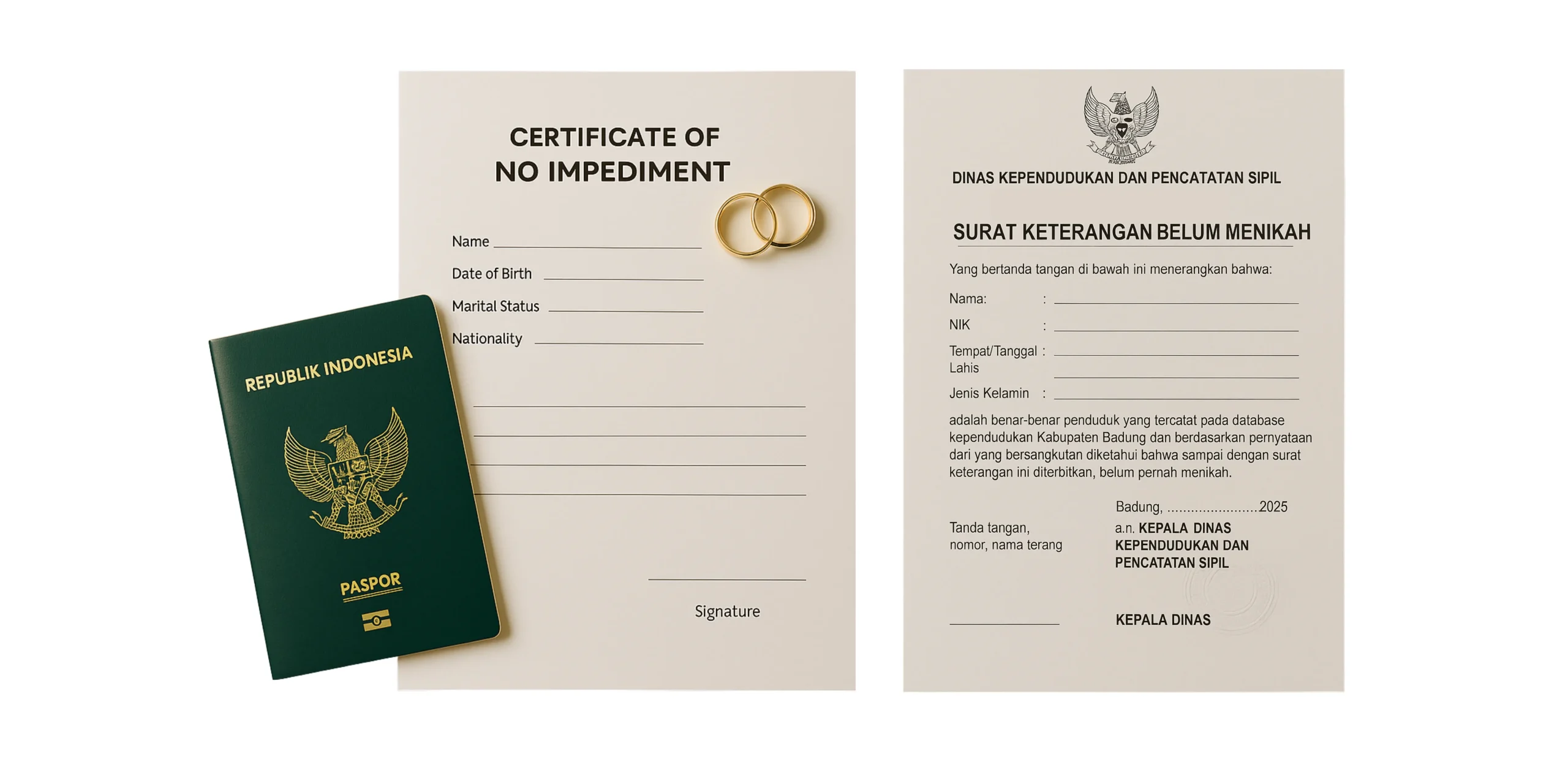 Certificate of No Impediment (CNI) for Marriage Abroad - Bali Apostille ...